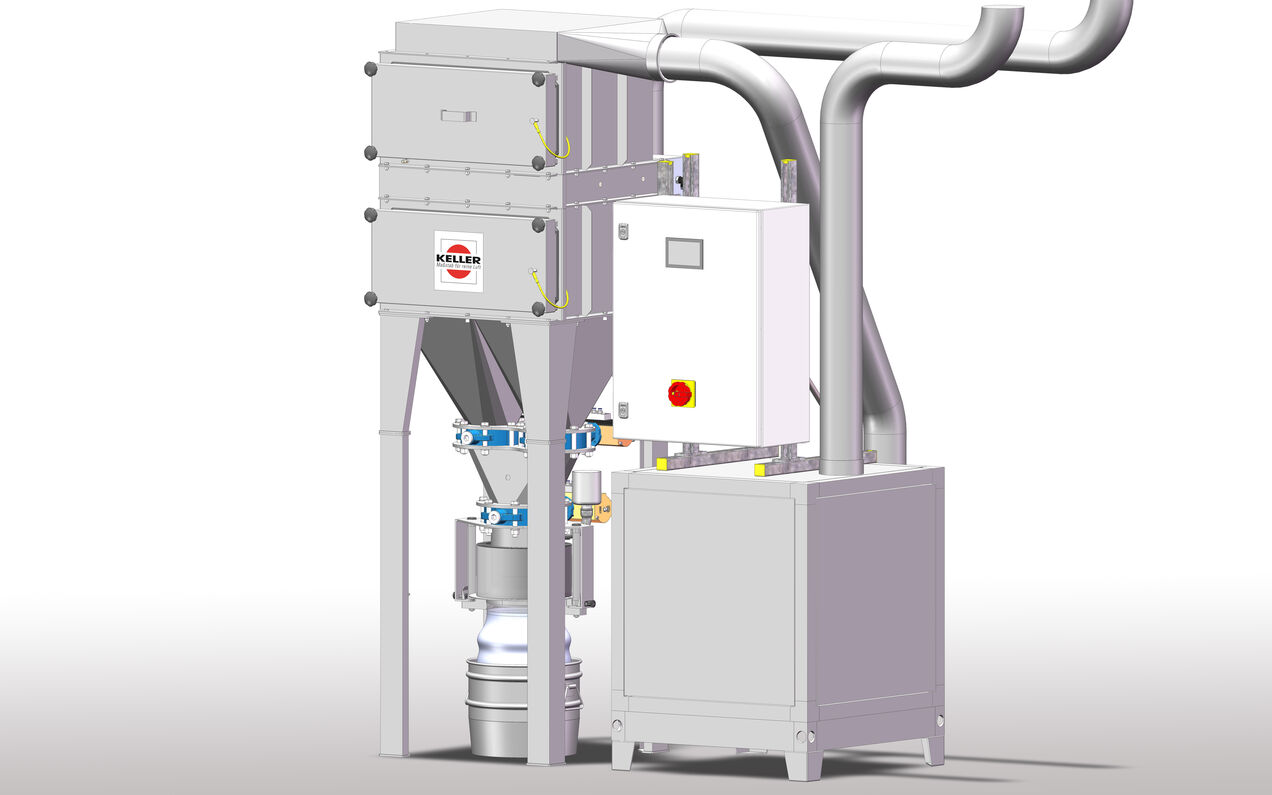Dry separators for fine dust